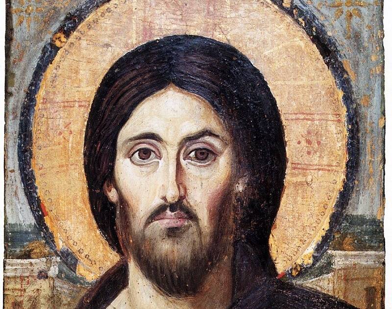 Cristo Pantocrator del Monasterio del Monte Sinai at the Museo Sisifo ...